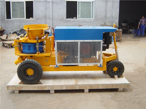 New above ground pools wet mix concrete guniting shotcrete machine ...